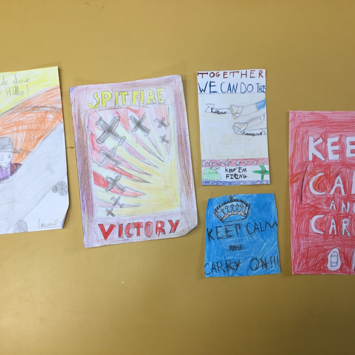 Brimscombe C of E Primary School - World War II Propaganda